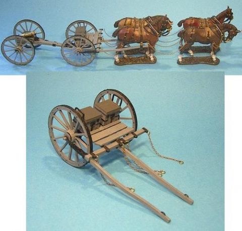 War of 1812: British Artillery Limber Set | GI Joe Canada
